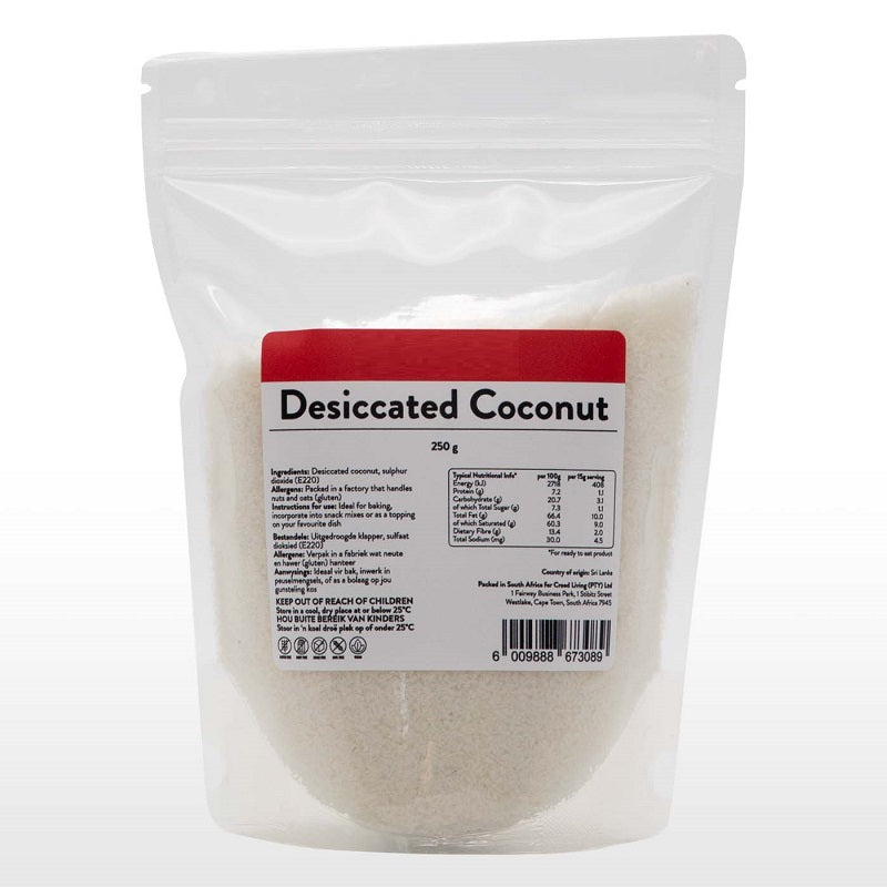 COCONUT DESSICATED FINE 250 – Rumi Supermarket